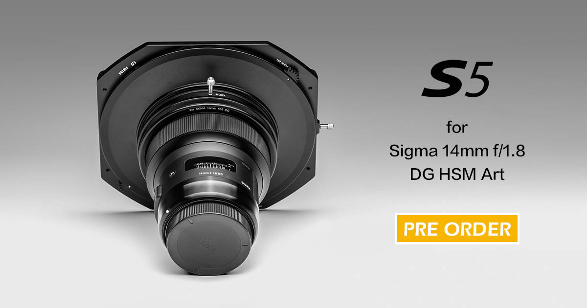NiSi S5 Filter Holder Pre Order-for Sigma 14mm f/1.8 DG HSM Art